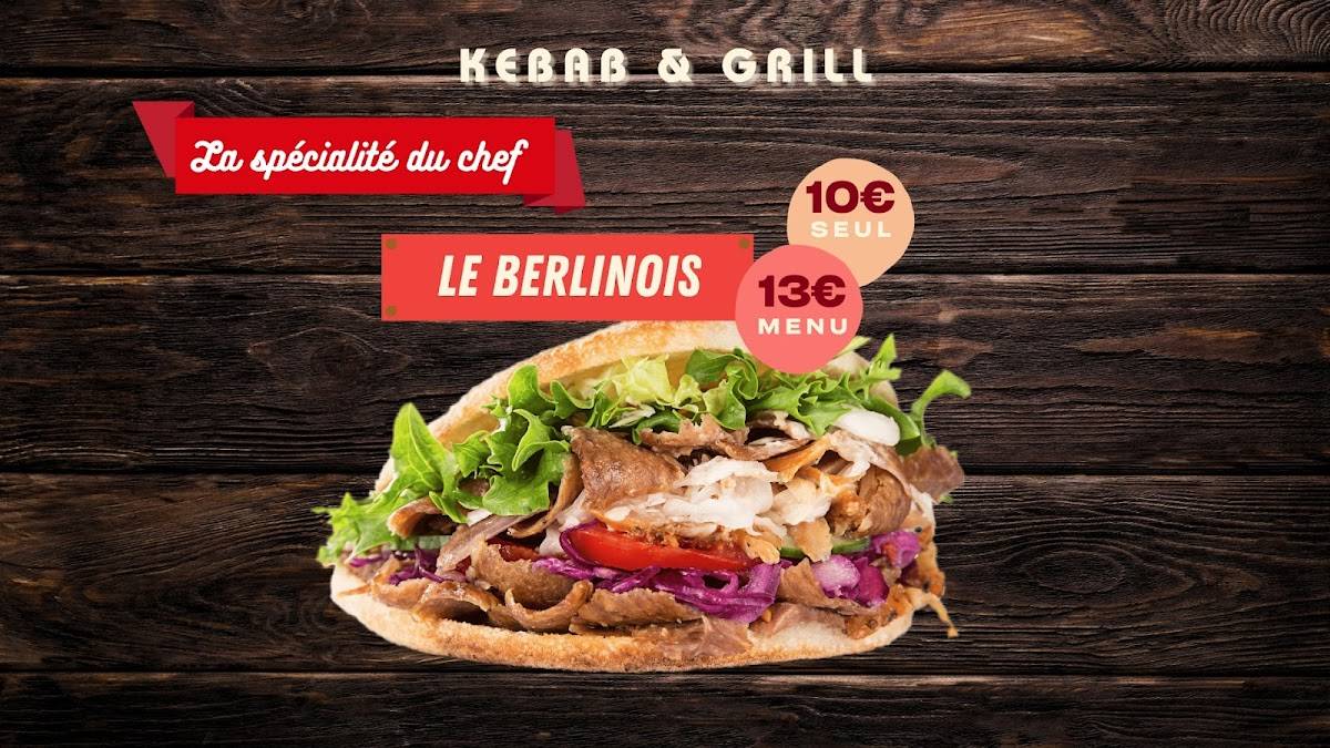 Menu at KEBAB & GRILL, France