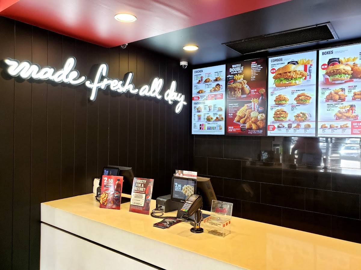Menu at KFC Ayr fast food, Ayr