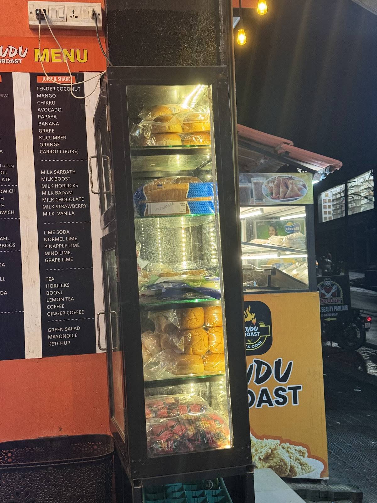 Menu at KUDU BROAST, Kattangal