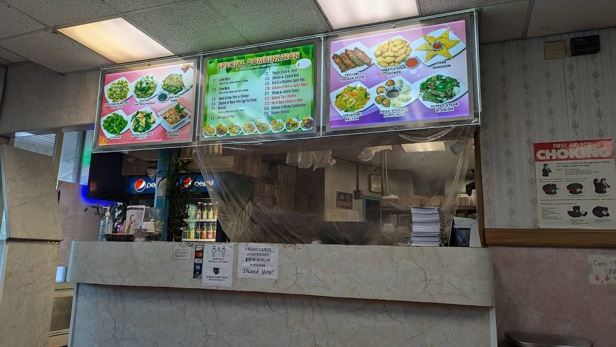 Menu at Kai's Chinese Kitchen restaurant, Pawling