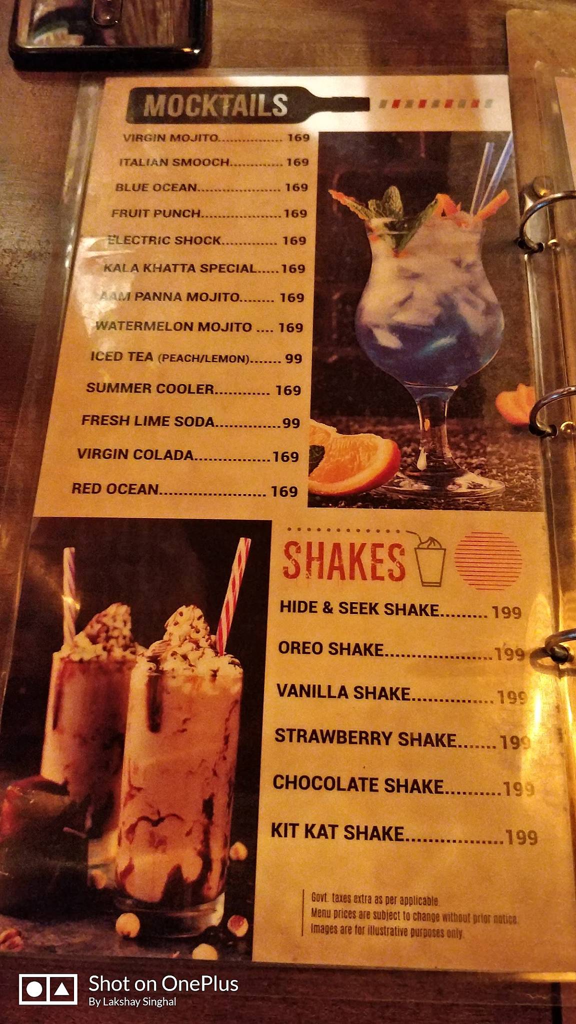 Menu at Kake Di Rasoi Rohini, Delhi, pillar no 397