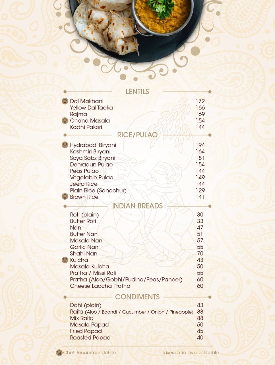 Menu at Kaveri Restaurant, Ranchi, Shop 9-11