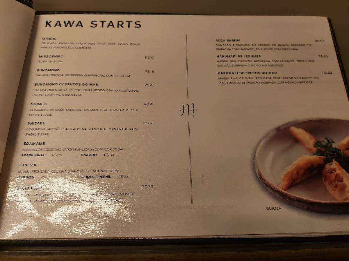 Menu em Kawa restaurante, Brasília, Asa Sul Comércio Local Sul 213 BL B ...
