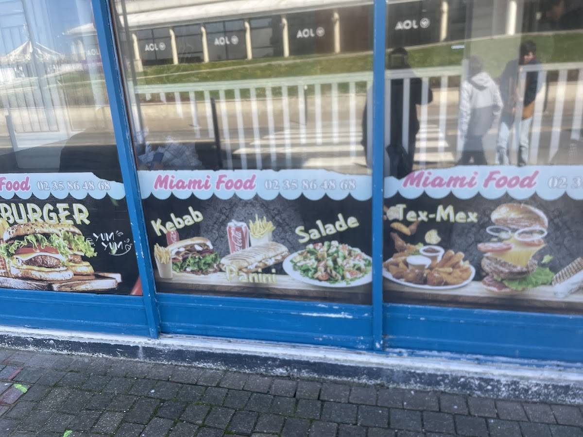 Menu au Kebab Miami Food restaurant, Le Tréport