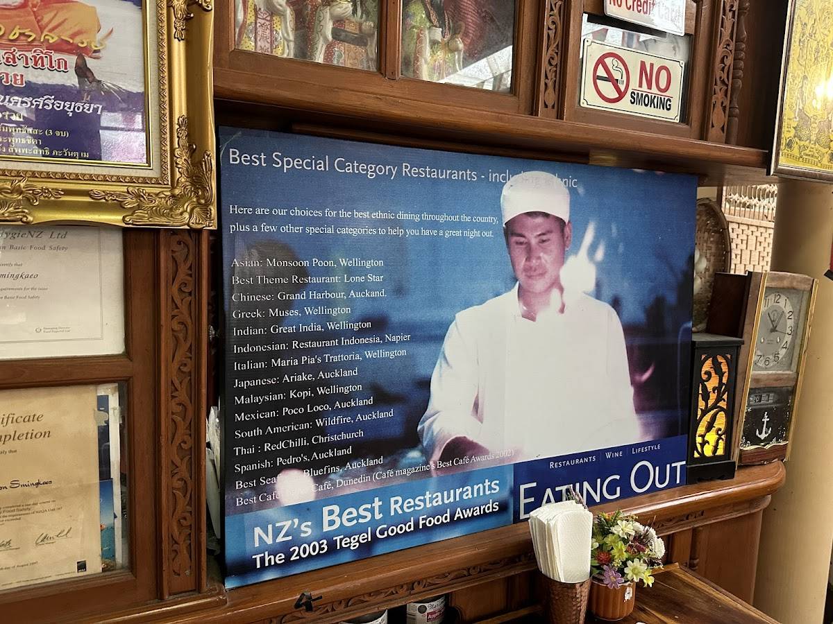 Menu at Ken's Kitchen restaurant, Hua Hin