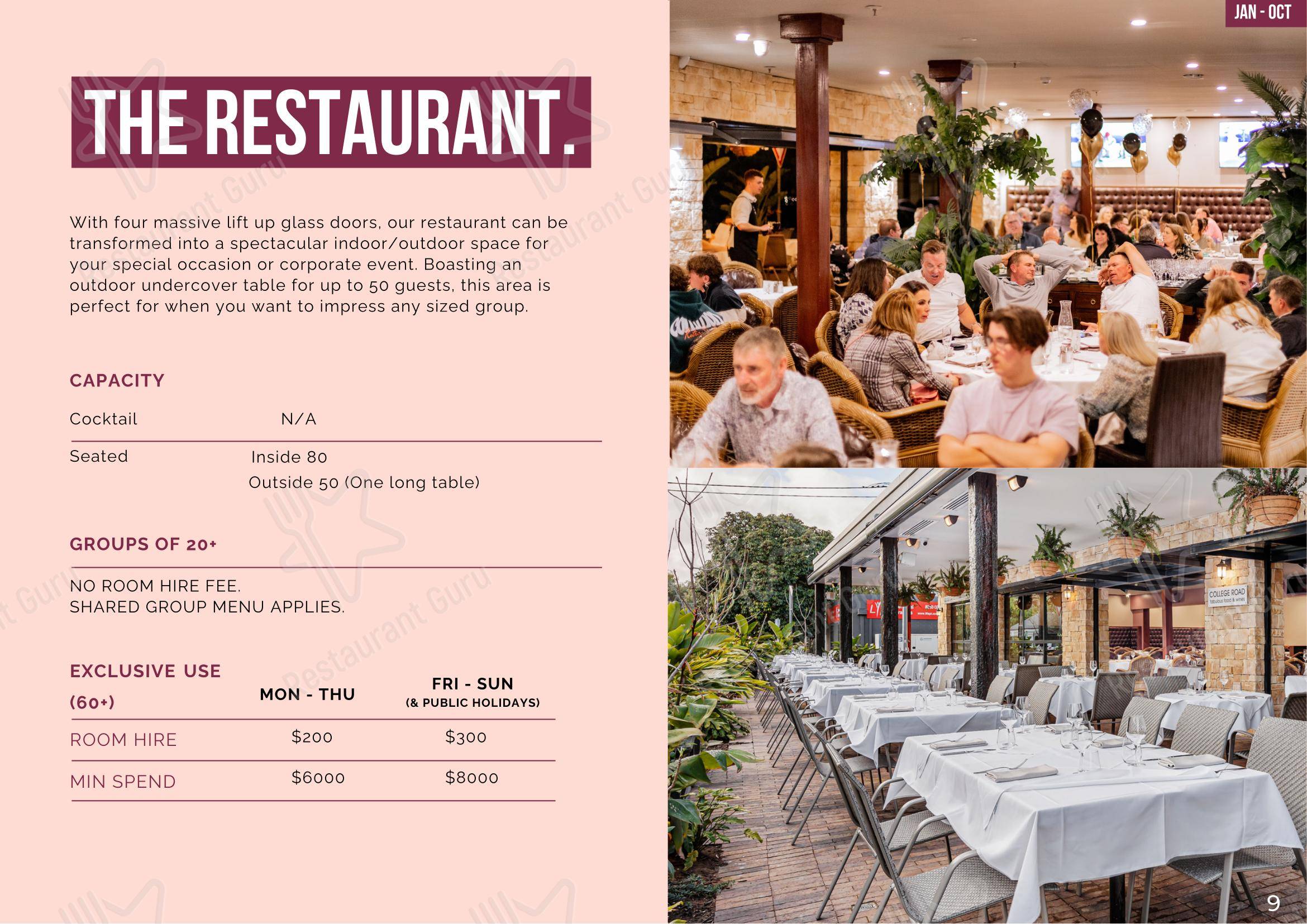 Menu at Kent Town Hotel pub & bar, Kent Town