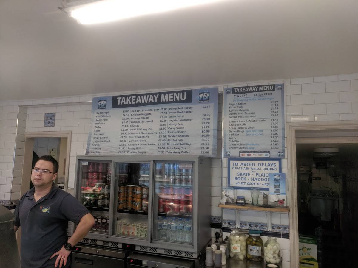 Menu at The Strand Fish & Chips fast food, Rye