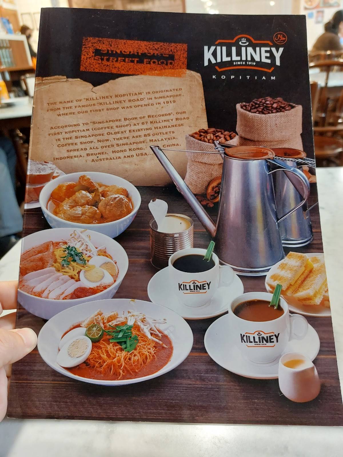 Menu at Killiney Kopitiam Bourke Street restaurant, Melbourne, 11/108 ...