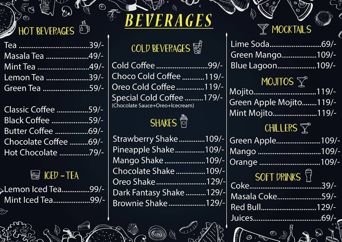 Menu at Pool Cafe, Kishanganj
