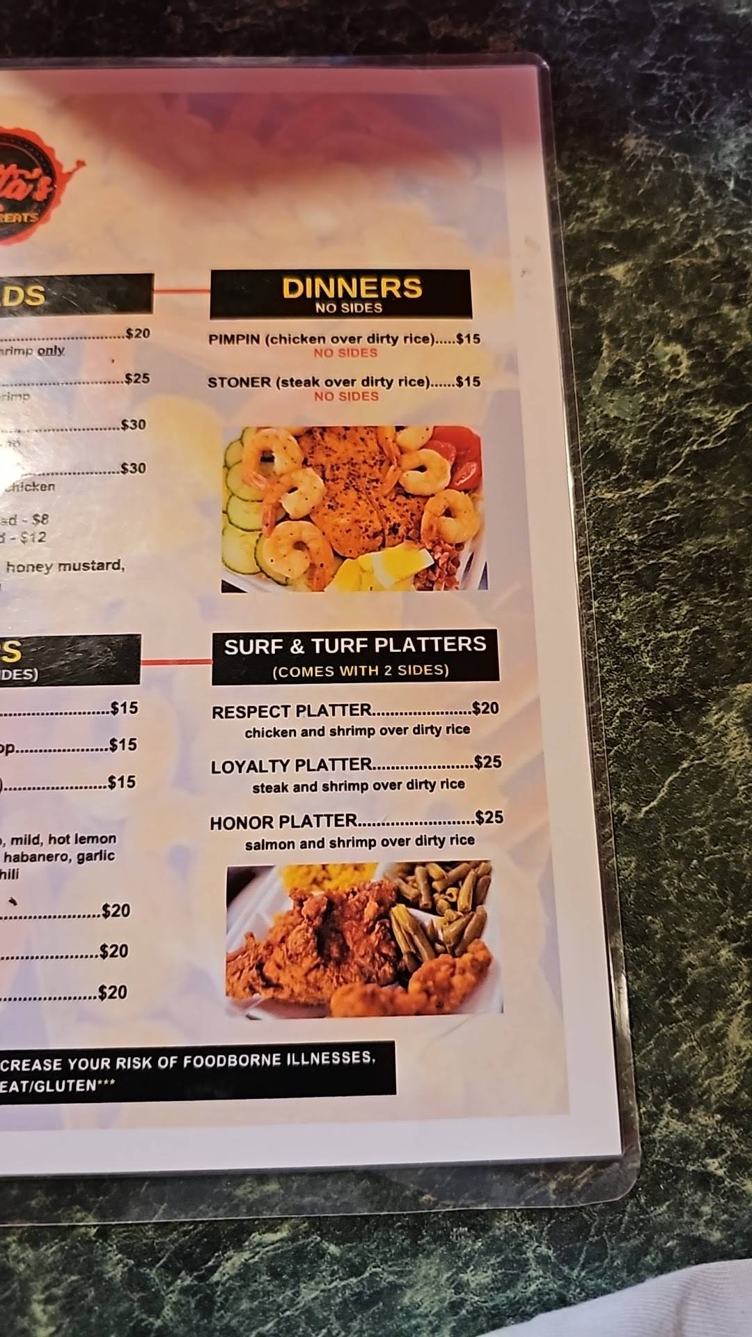 Menu at Kitchen Kings x Natta’s Sweet Treats restaurant, Augusta ...