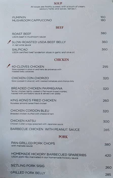 Menu at Kitchen's Best by Chef Roselyn restaurant, Pasig, Valle Verde 2 ...