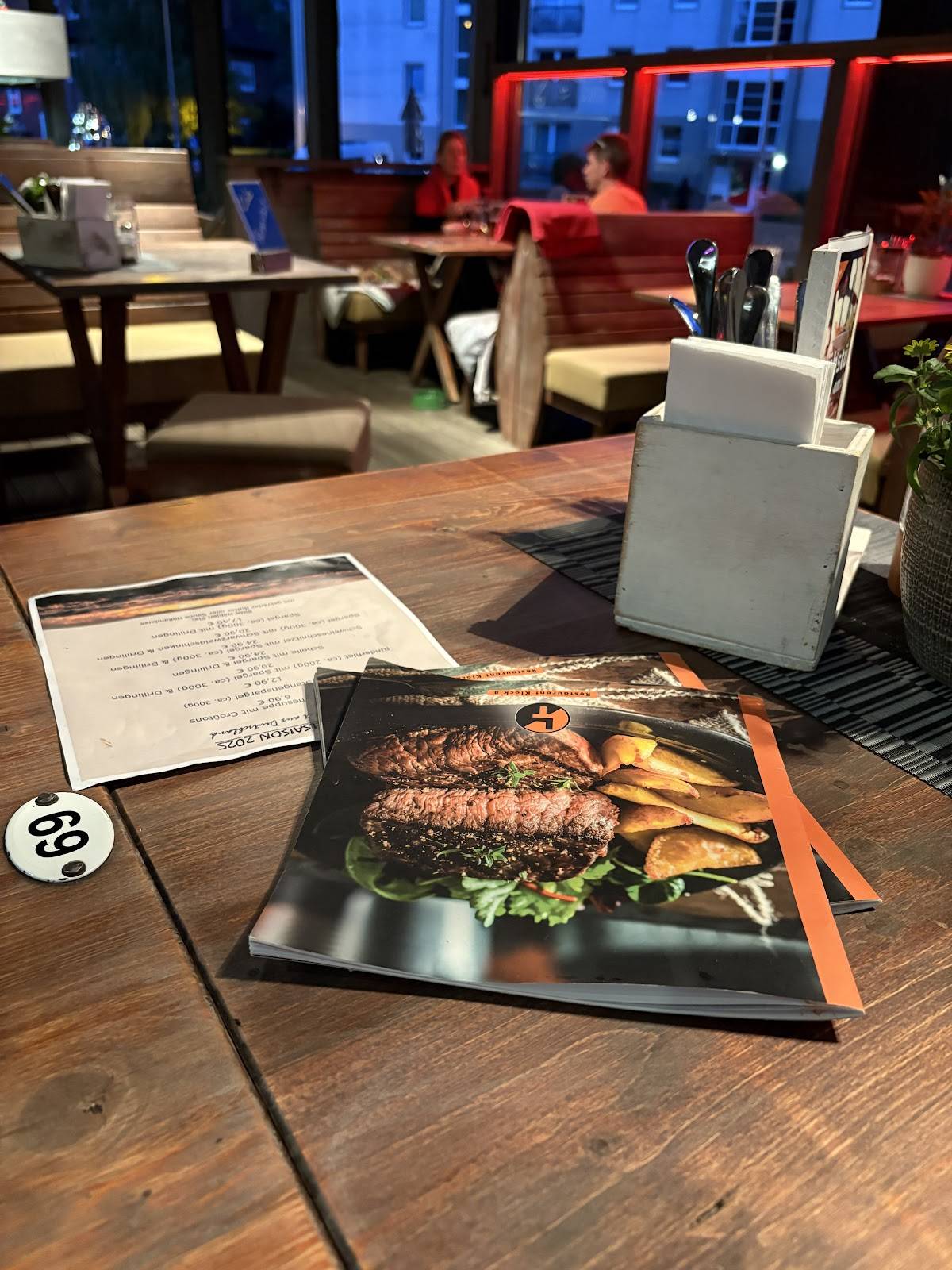 Speisekarte von Klock 8 restaurant, Rostock