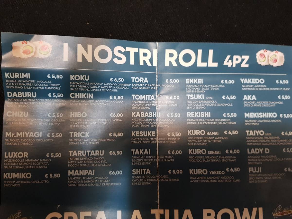 Menu da Koku poke n'roll & Booba'z Bubble Tea ristorante, San Donato ...