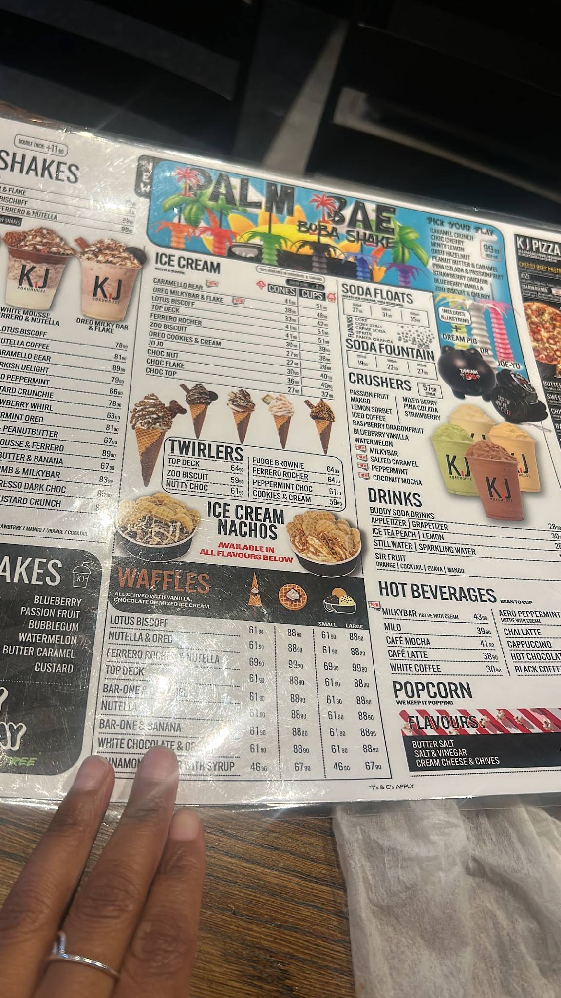 Menu at Kota Joe Roadhouse - Edenvale restaurant, Edenvale, 13 Van ...