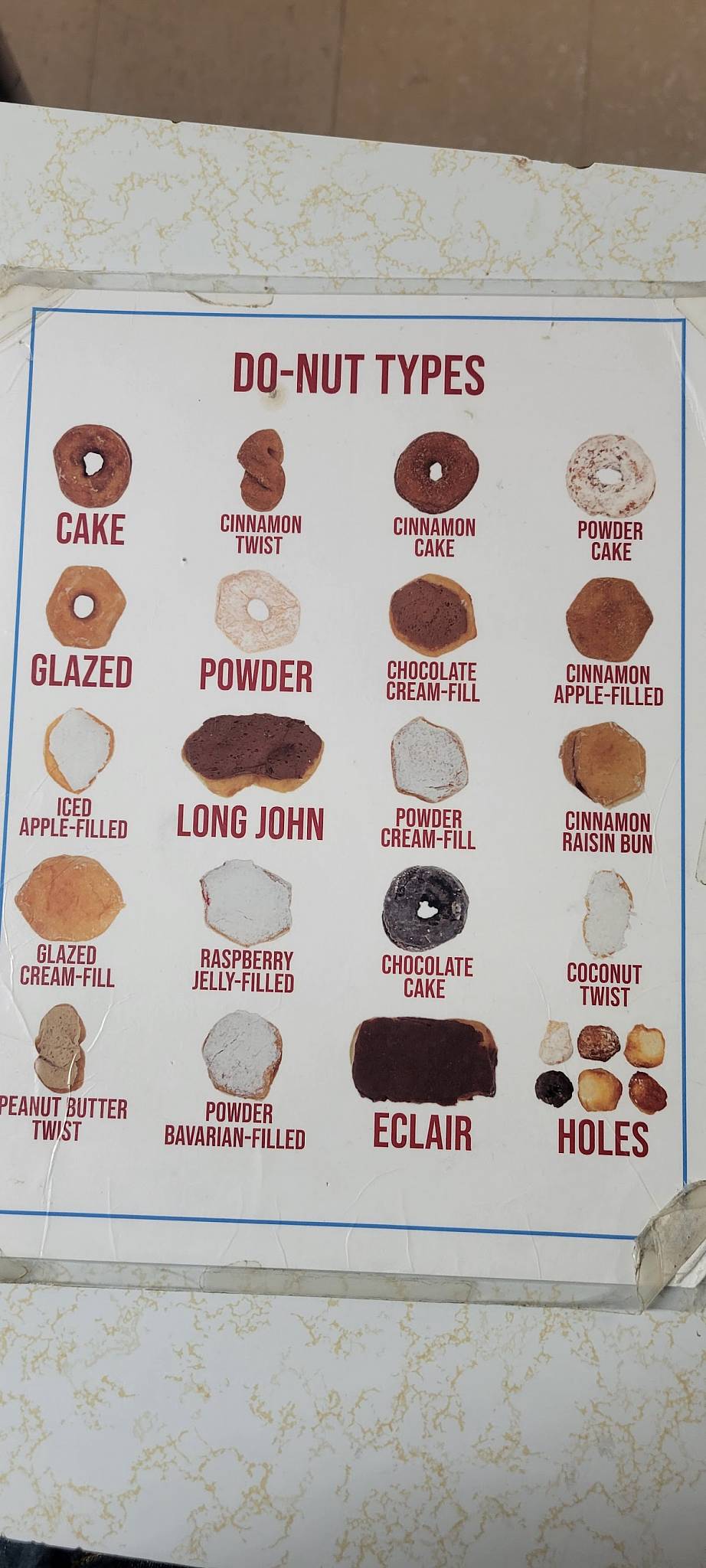 Menu at Krumpe's Do-Nut Shop desserts, Hagerstown