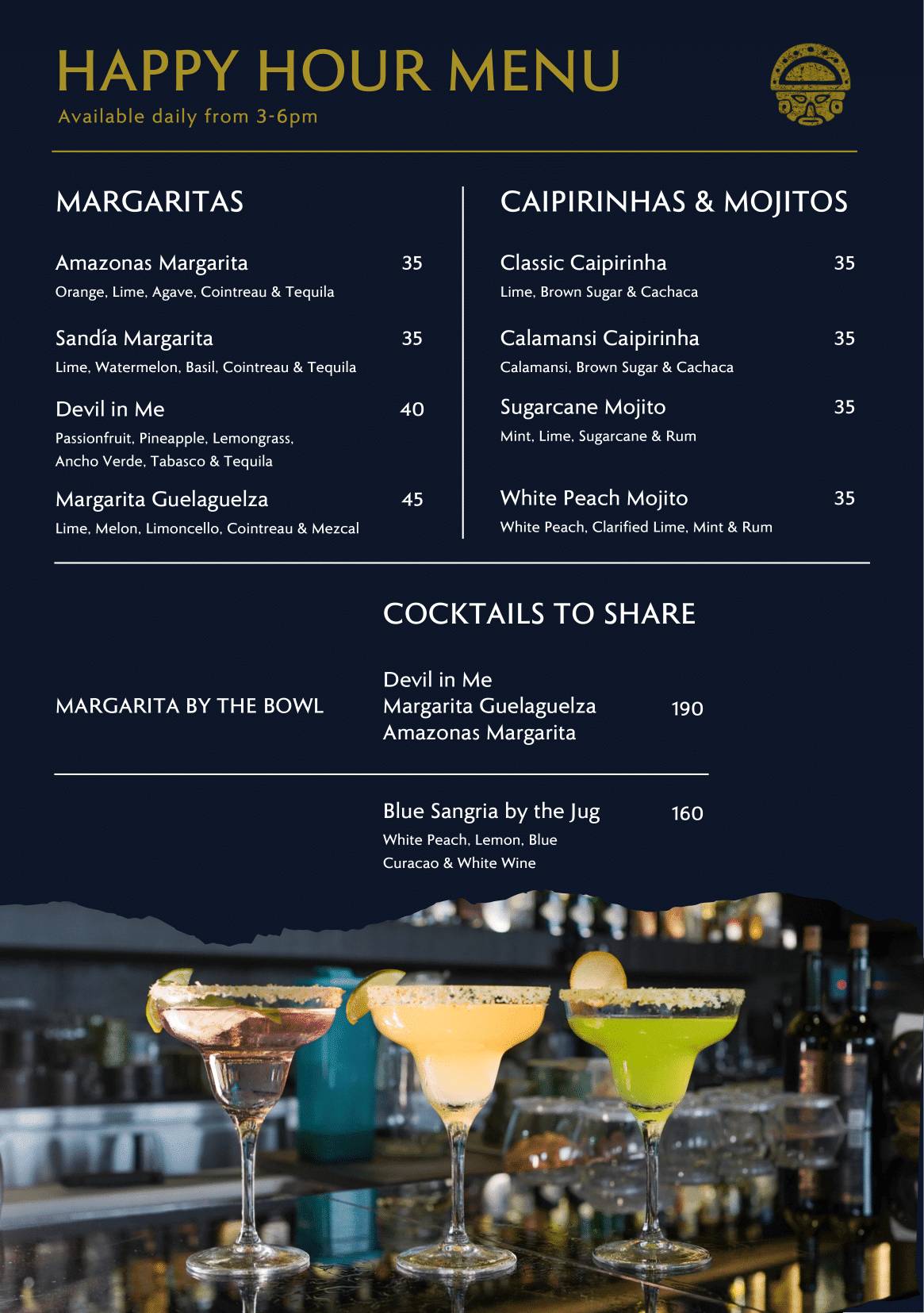 Menu at Amazonas @ The Exchange TRX restaurant, Kuala Lumpur