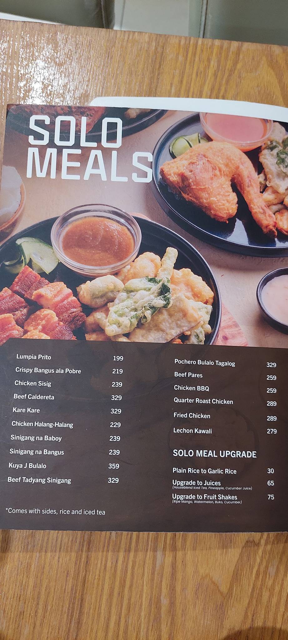 Menu at Kuya J - SM BF Parañaque restaurant, Parañaque, F25M+29F