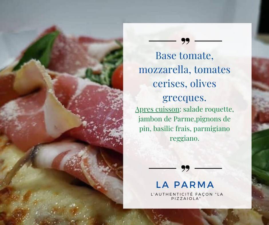Menu au LA PIZZAIOLA pizzeria, Saint-Geniès-de-Comolas
