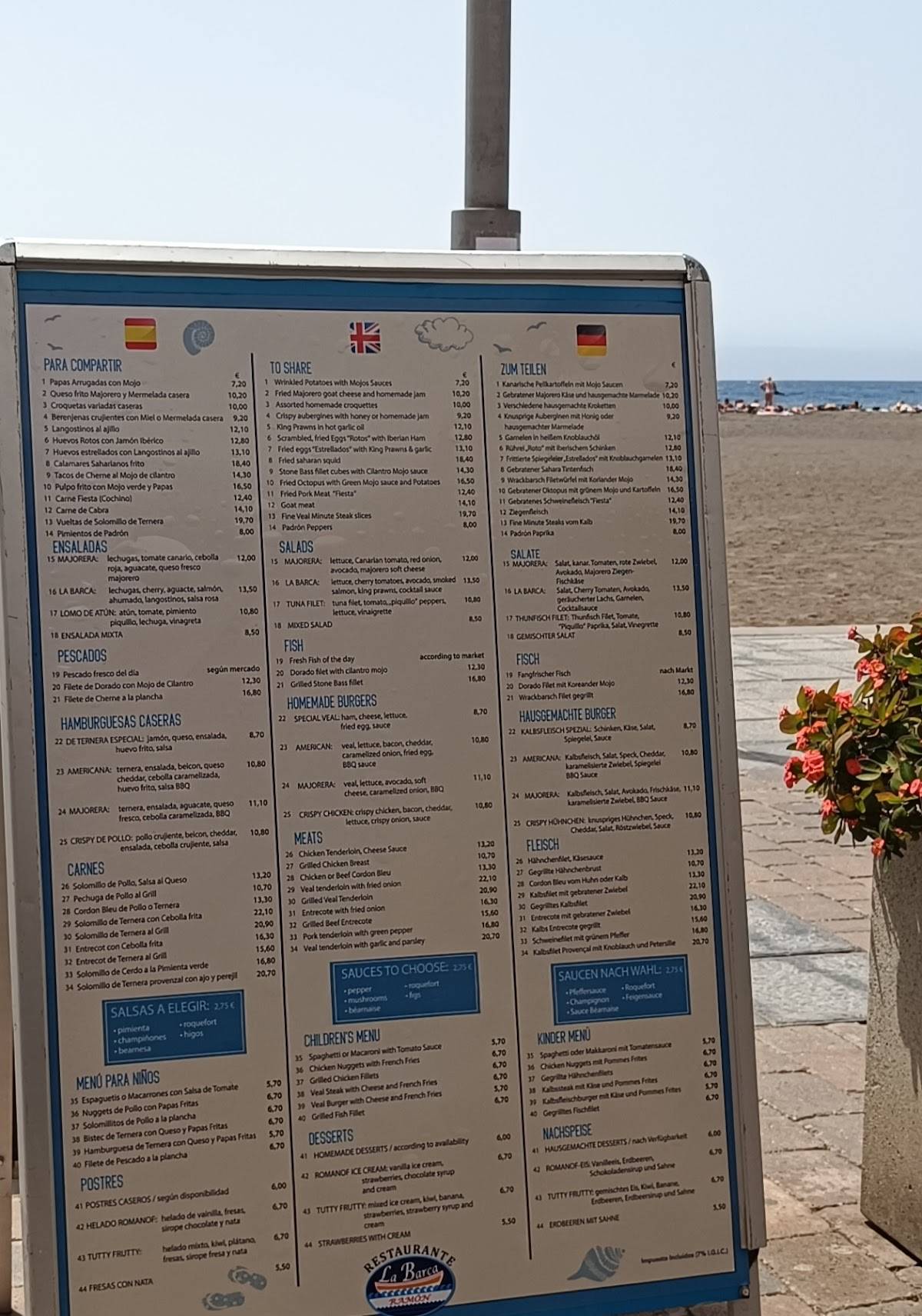 Carta de La Barca de Ramon, Gran Tarajal