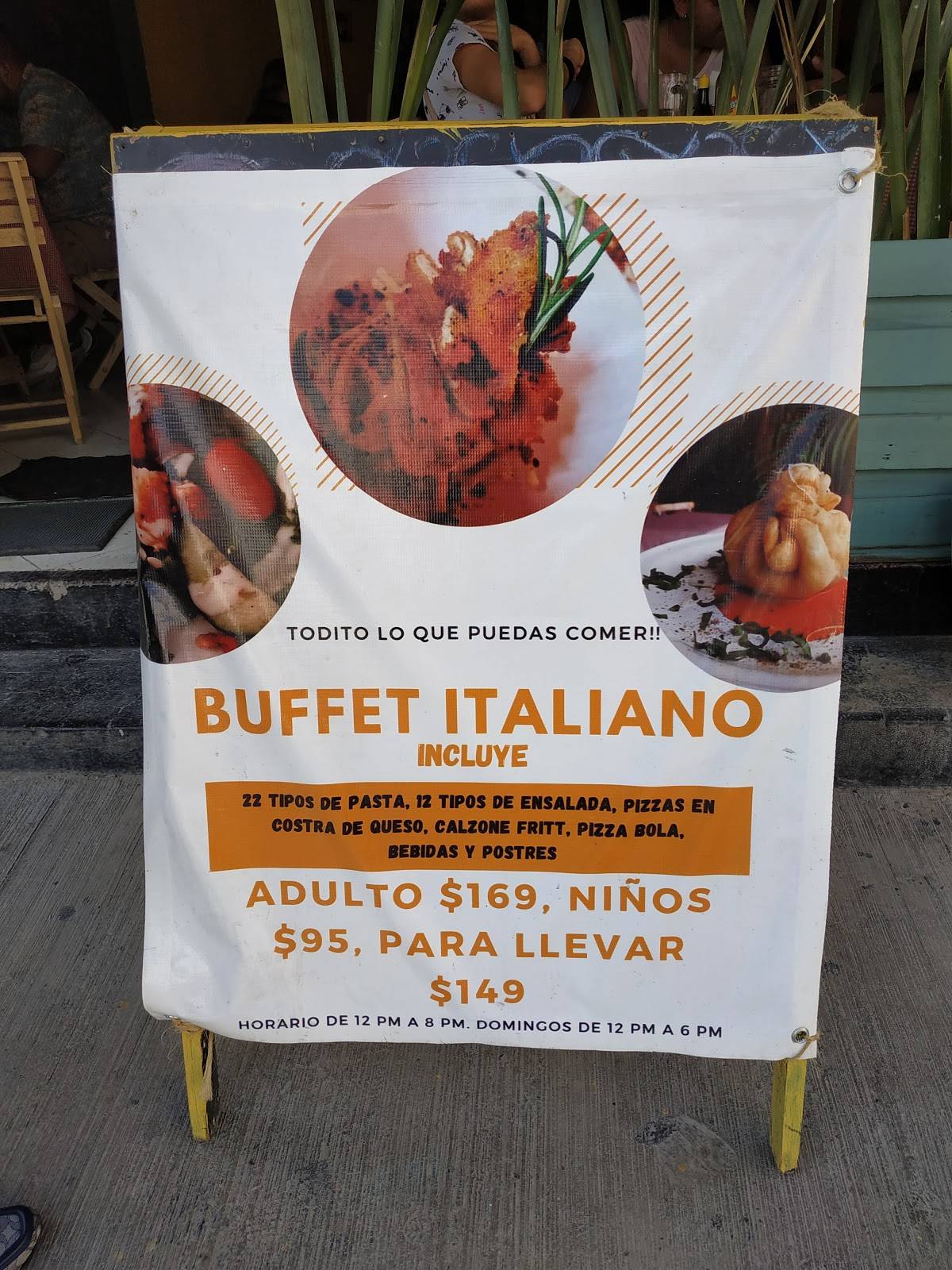 Carta del restaurante La Ciabatta Buffet Italiano Suc. Americana ...