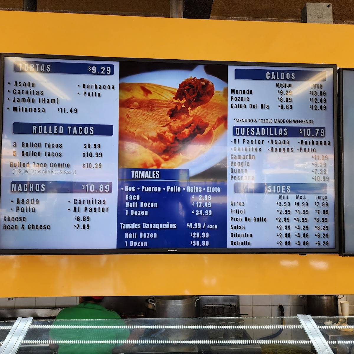 Menu at La Perla Tapatia restaurant, Oceanside, 625 N Redondo Dr