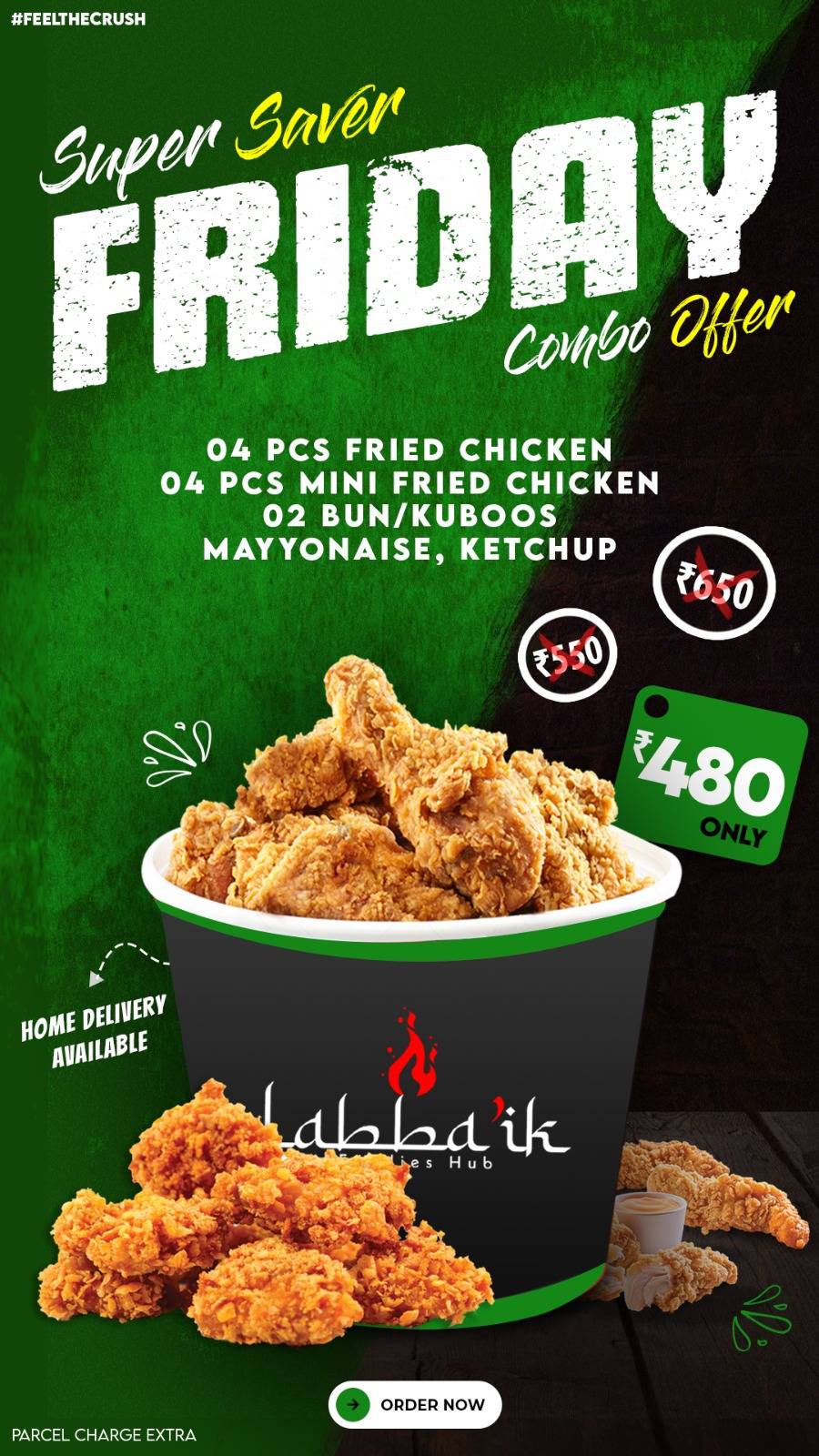 Menu at Labba'ik Fried Chicken, Kottayam
