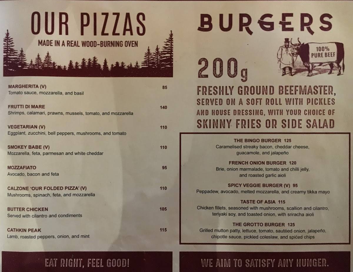 Menu at Lakeview Restaurant - Drakensberg Sun, Cathkin Park