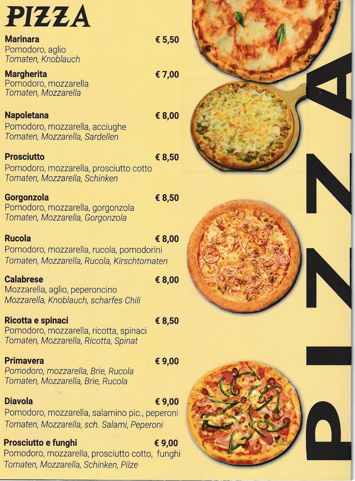 Speisekarte von Lana Pizza & Kebap, Lana