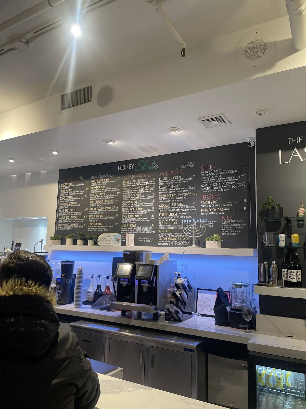 Menu at Laughing Man Cafe, New York City, 184 Duane St