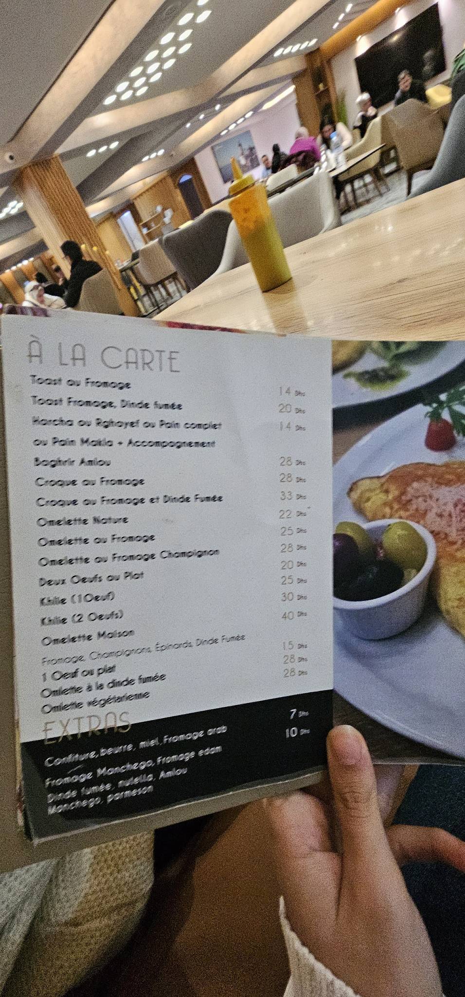 Speisekarte von Le Boulevard restaurant, Tanger, 43 Ave Mohammed V