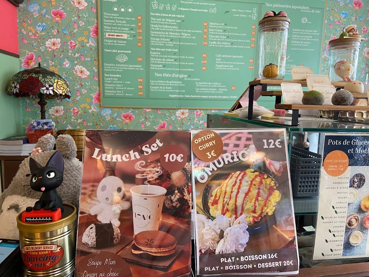 Menu au Le Renard Café by Tomo, Paris