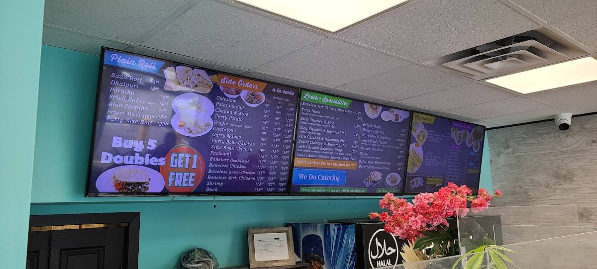Menu at Wicked Carib, Caribbean Food Culture restaurant, Toronto