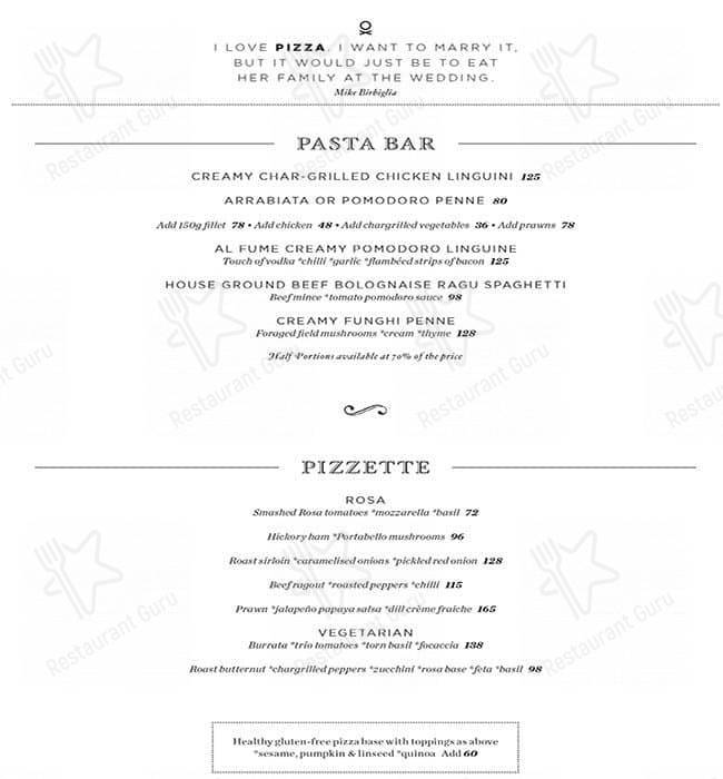 Menu at Life Grand Cafe Waterfall, Midrand, Waterfall Corner