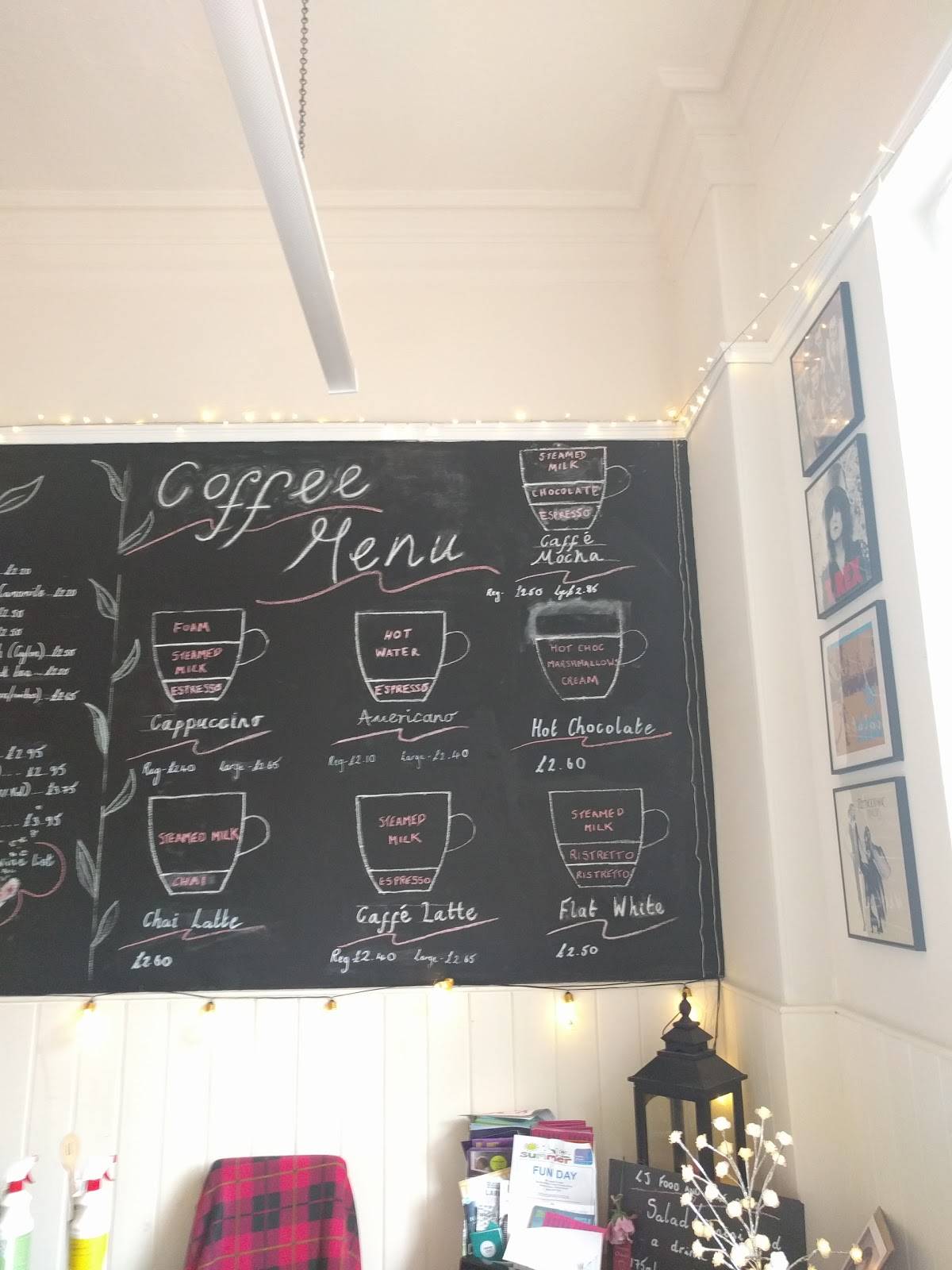 Menu at Liquid Jade cafe, Hull