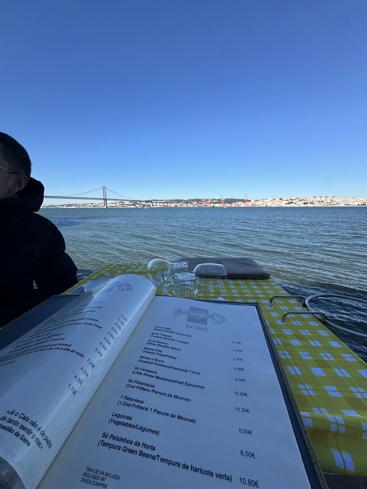 Menu at Restaurante Ponto Final, Almada