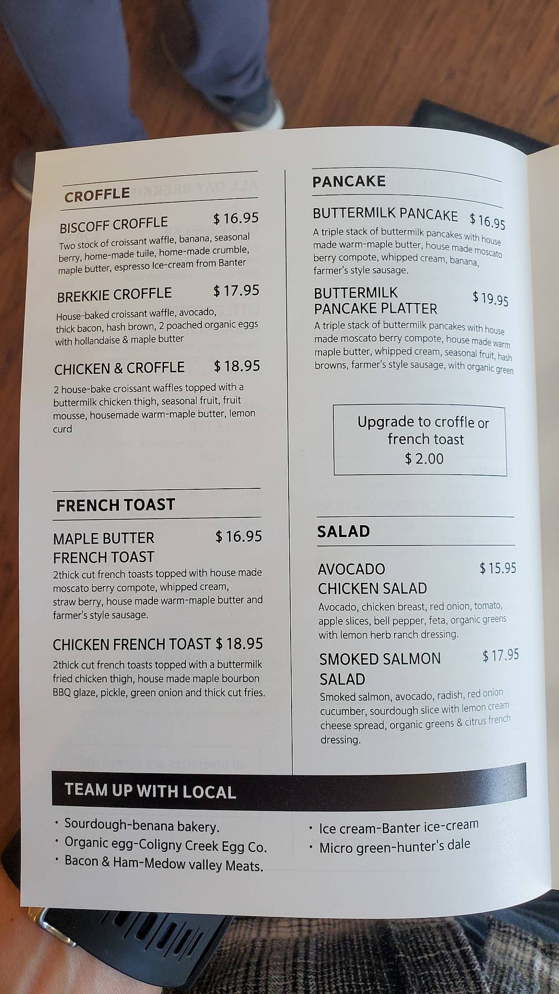 Menu at Little Beetle restaurant, Chilliwack