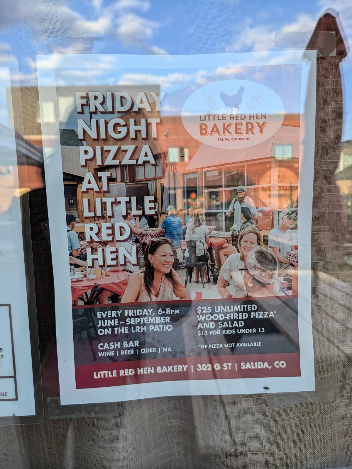 Menu at Little Red Hen Bakery, Salida, 302 G St