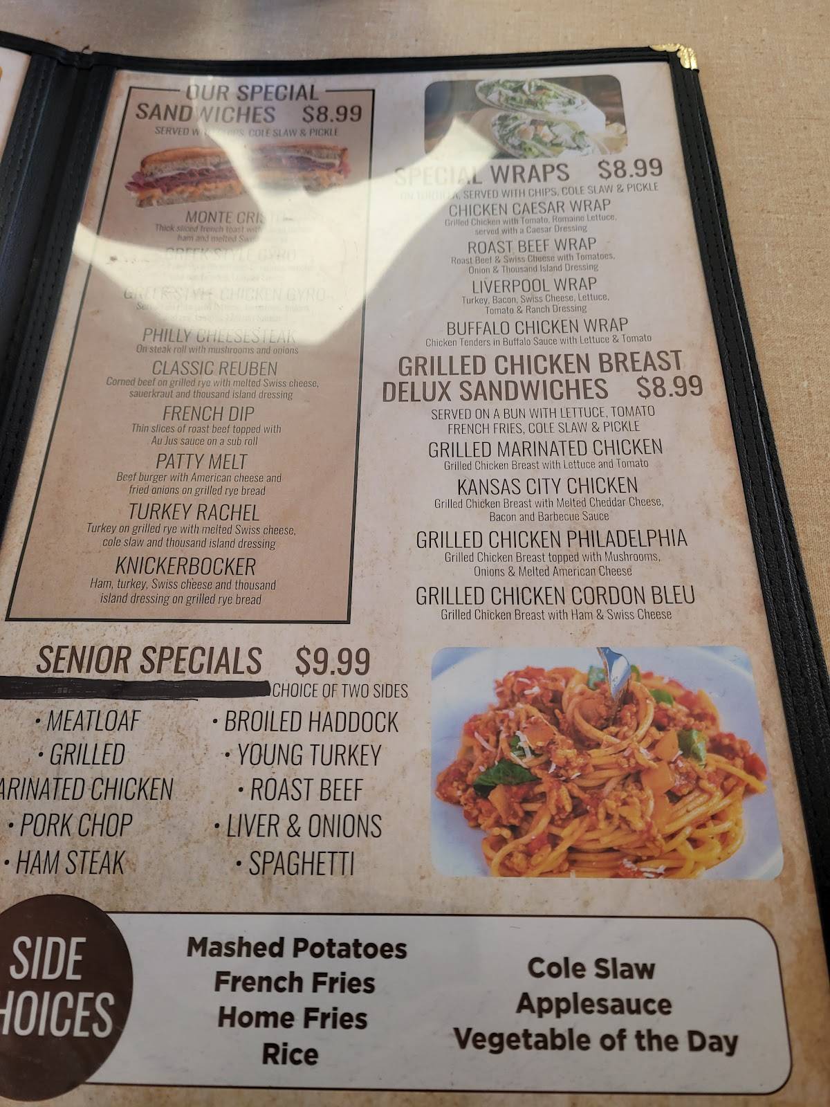 Menu at Liverpool Diner restaurant, Liverpool