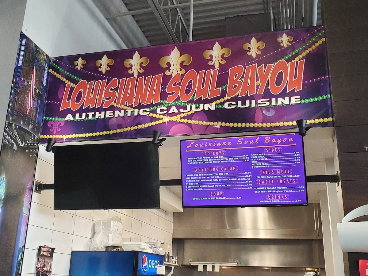 Menu at Louisiana's Soul Bayou LSB restaurant, Boise
