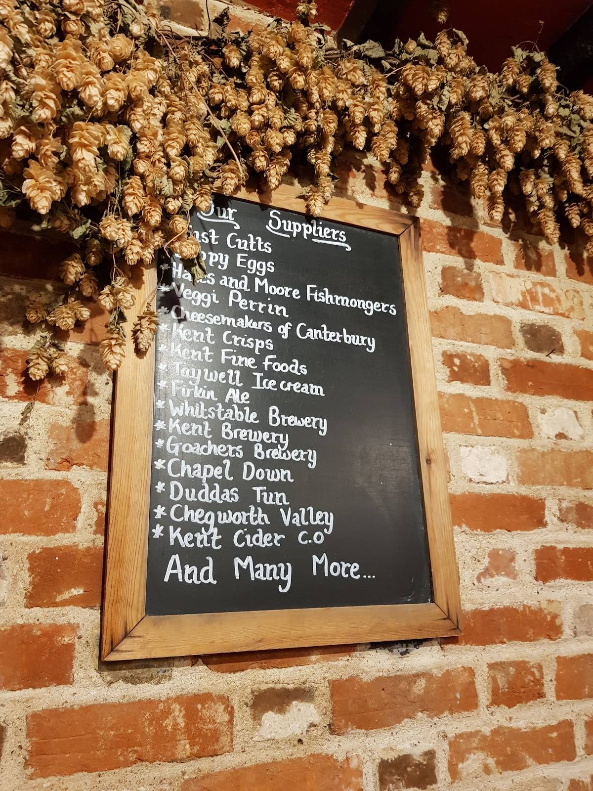 Menu at The Three Tuns pub & bar, Sittingbourne