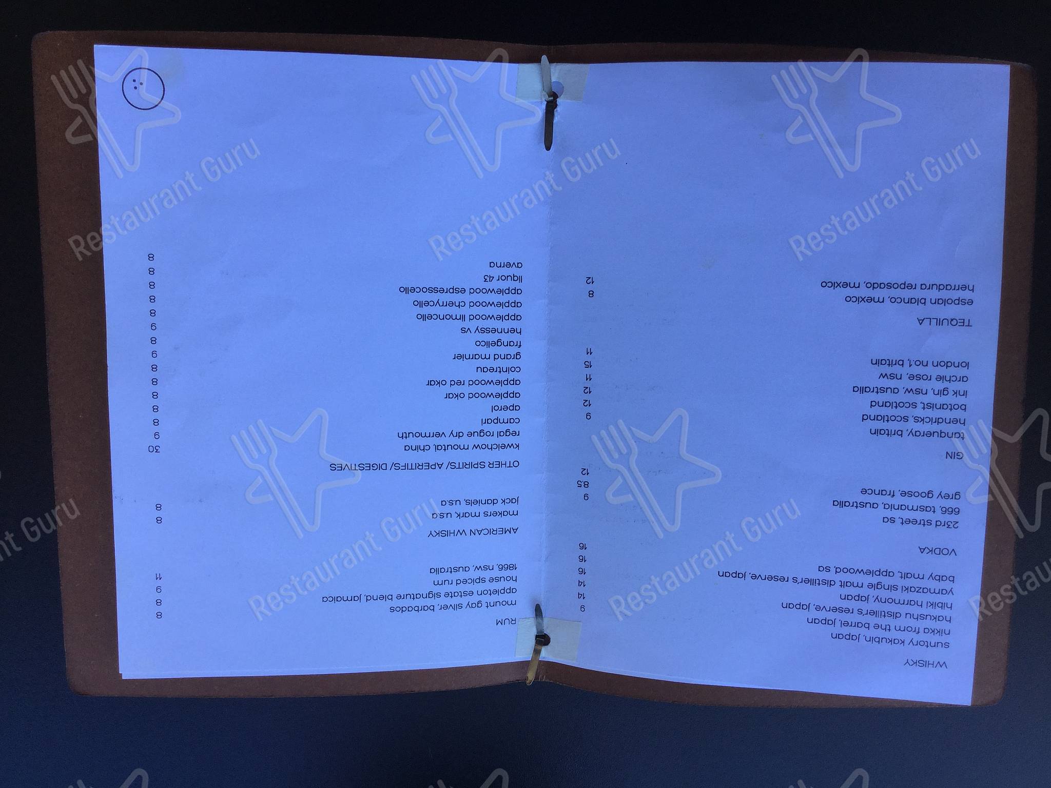 Menu at Lucky Bao restaurant, Mermaid Waters