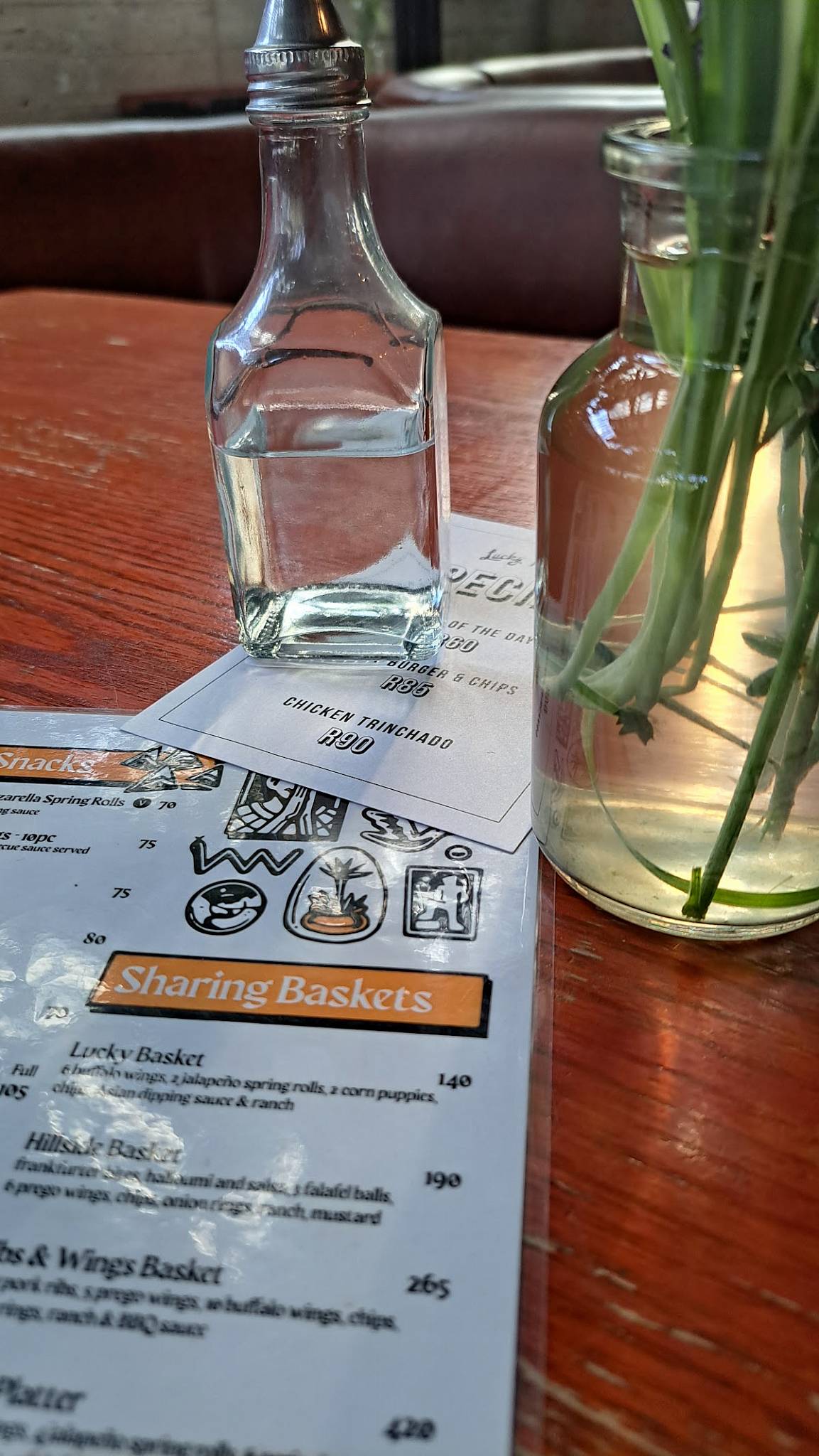 Menu at Lucky Rodrigo Restaurant and Bar, Pretoria