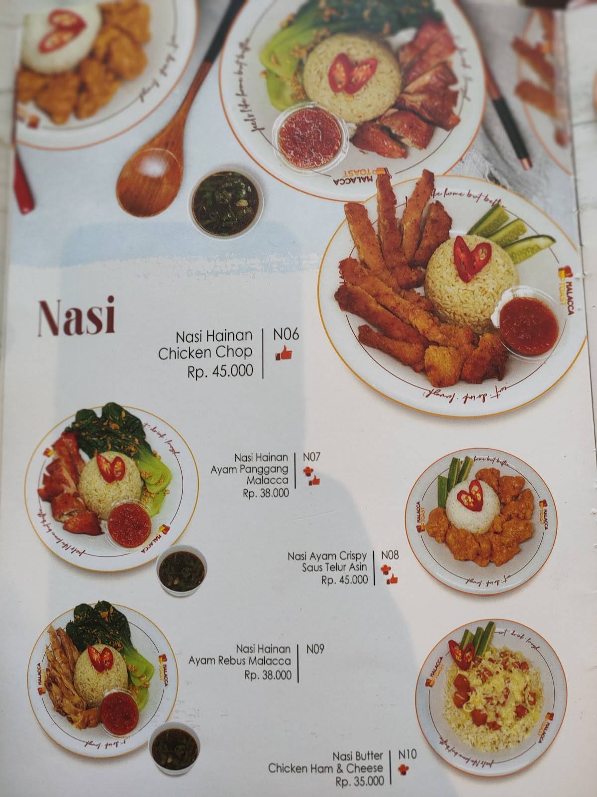 Carta del restaurante MALACCA TOAST CORNER GADING SERPONG, Curug Sangereng