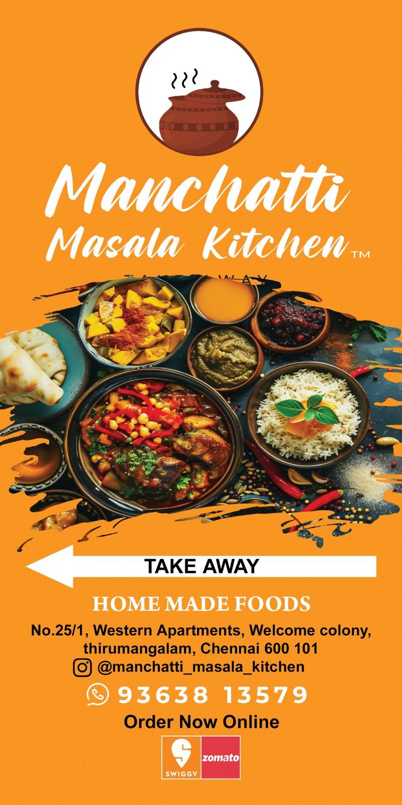 Menu at MANCHATTI MASALA KITCHEN, Chennai