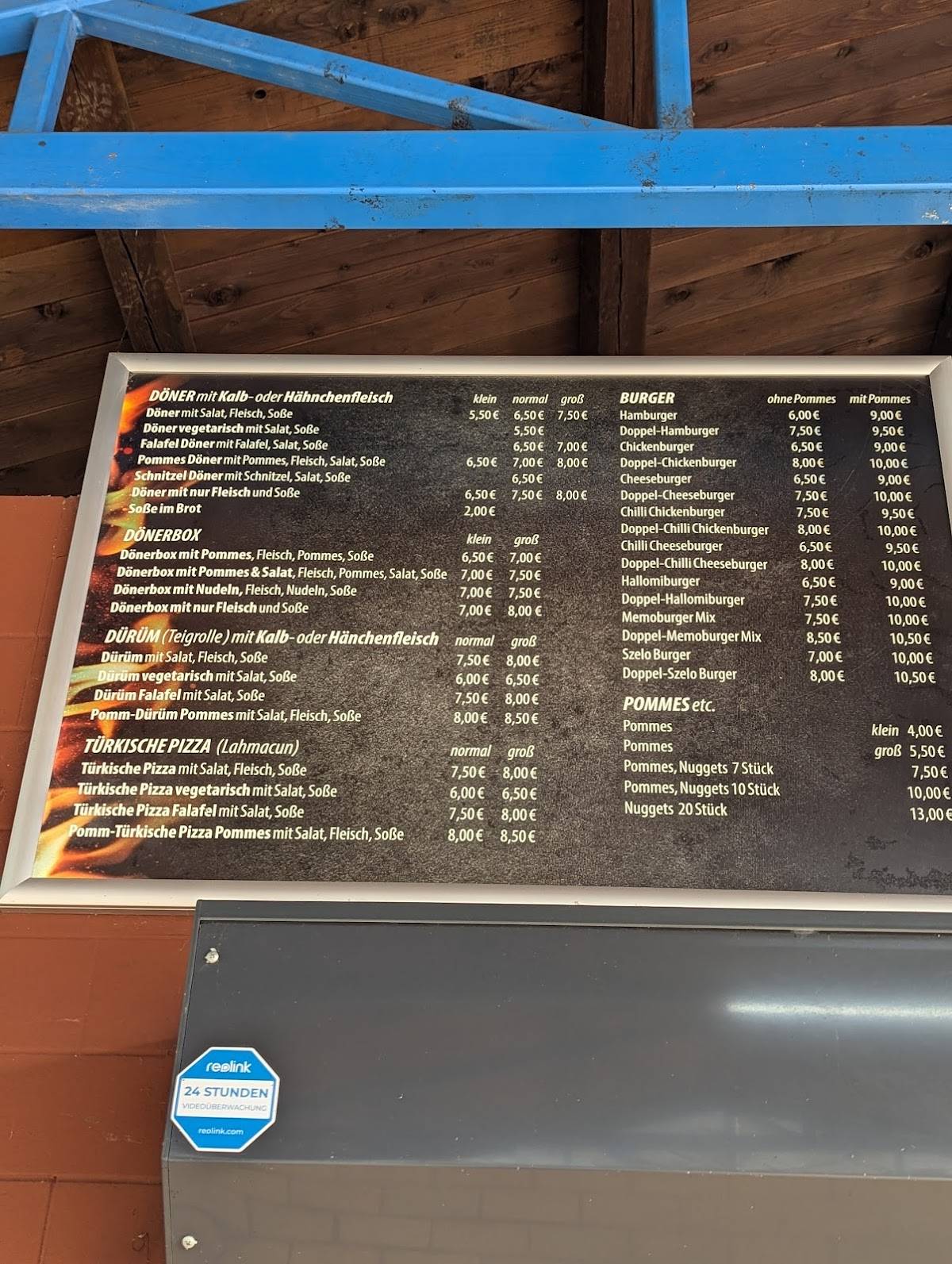 Speisekarte von MEMO KEBAB restaurant, Calau