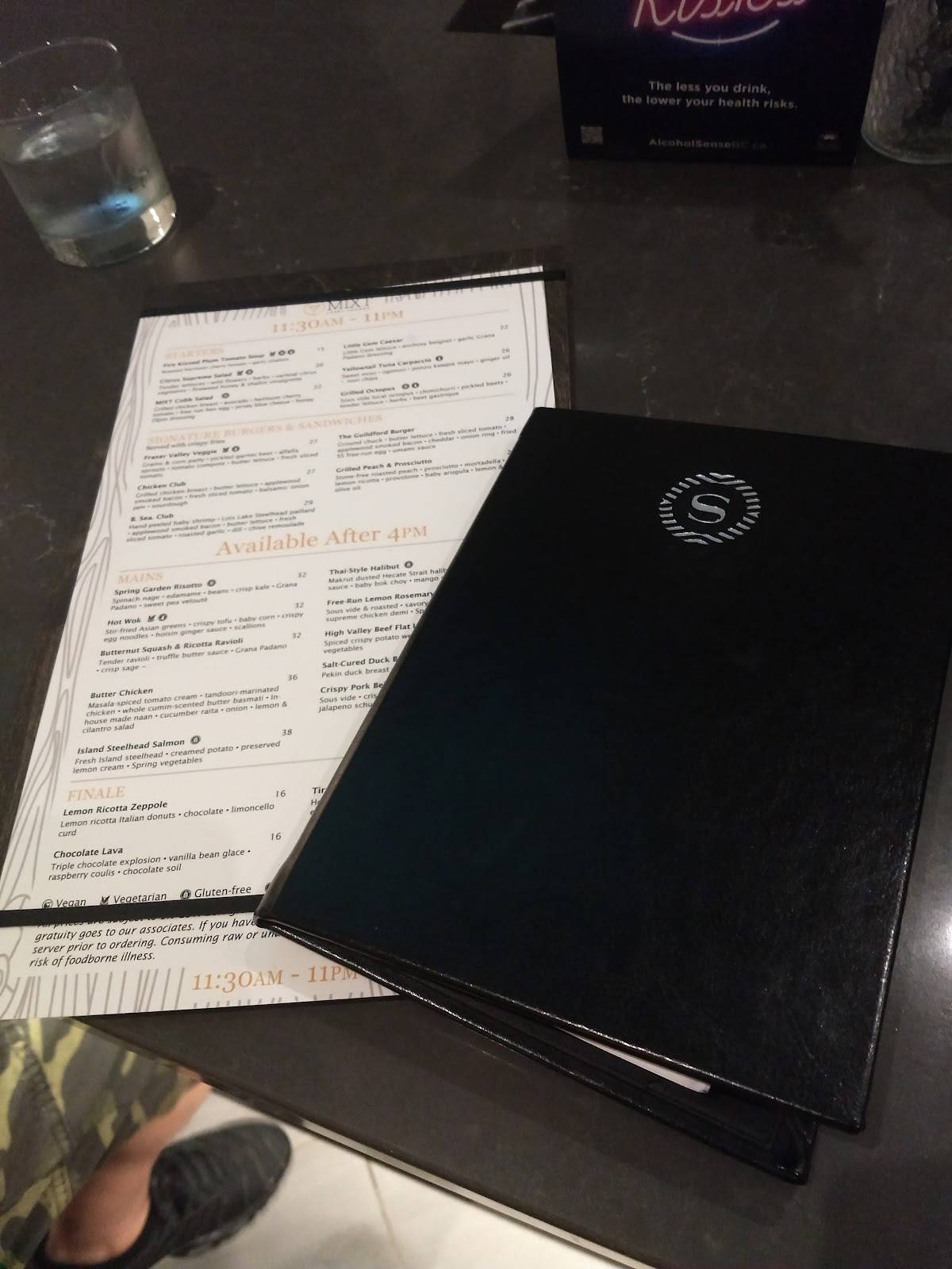 Menu au Fresh Restaurant & Lounge @ Sheraton Guildford, Surrey