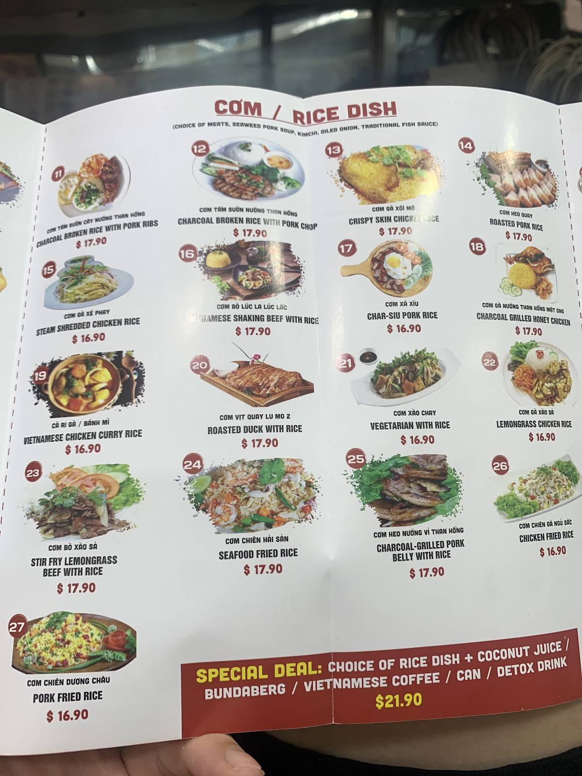 Menu at MO 2 Authentic Vietnamese Food restaurant, Springwood