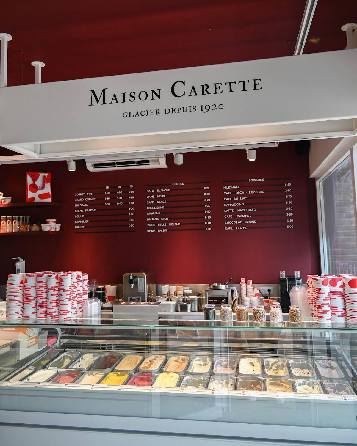 Menu au Maison Carette Sombreffe, Sombreffe