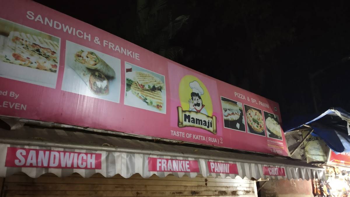 Menu at Mamaji Sandwich & Frankie, Mumbai