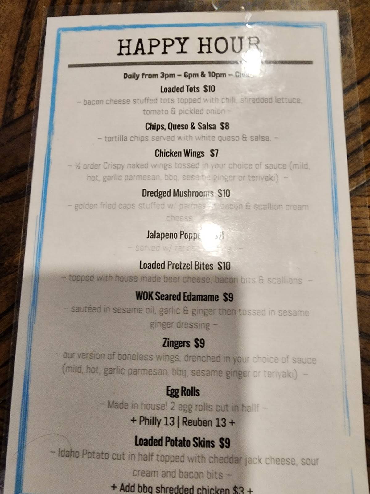 Menu at Marathon Grill and Ale House pub & bar, Marathon